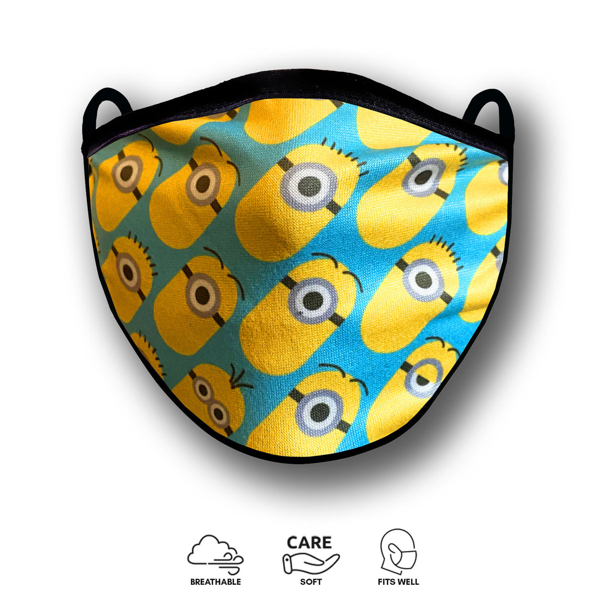 Minions | Pack Of 4 Different Design Masks | 6.95each – Buy Mask Canada