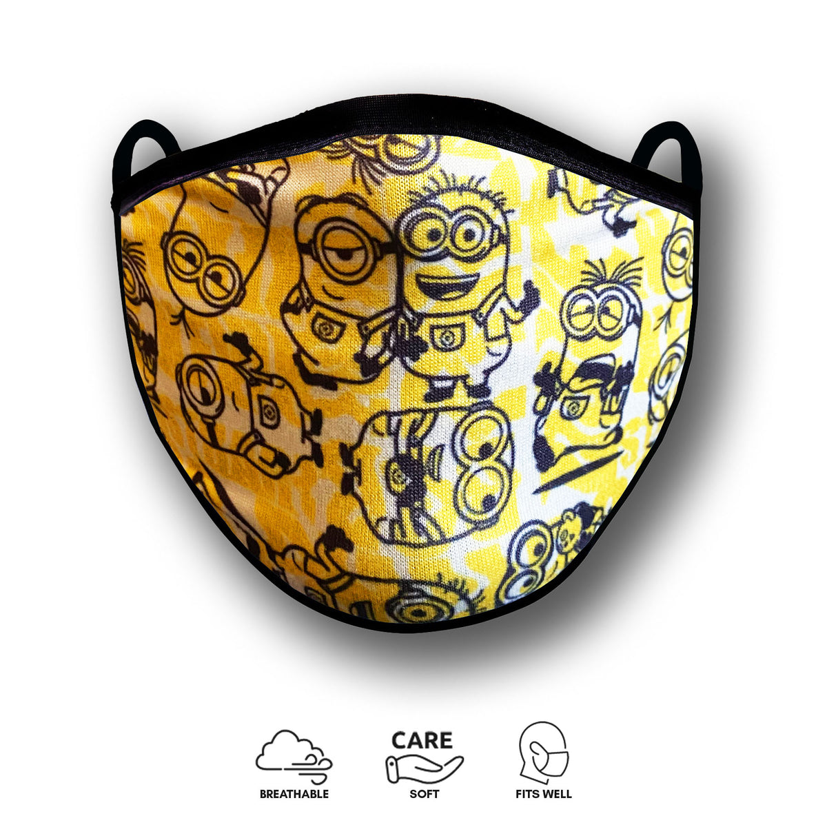 Minions | Pack Of 4 Different Design Masks | 6.95each – Buy Mask Canada